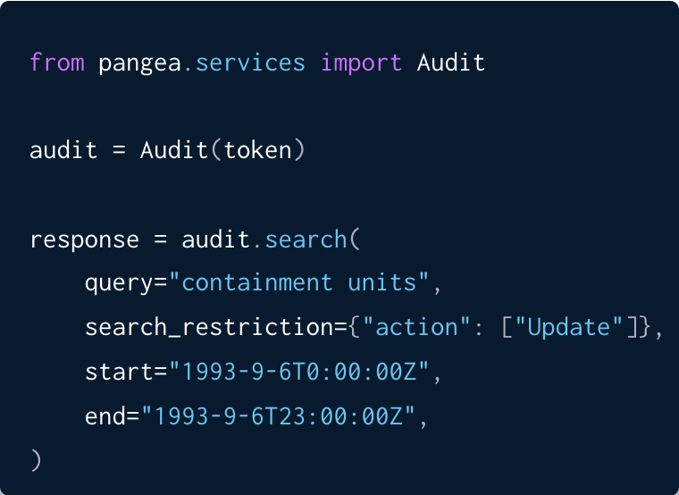 Pangea | Security Services for Developers